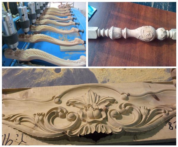 3D Wood CNC Router With Muti Head and Rotary Manufacturer - Kingbeck CNC