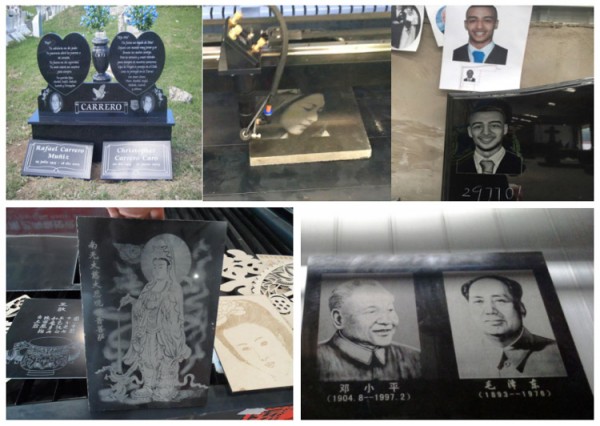 Laser Engraving Machine for Gravestone / Tombstone / Headstone ...